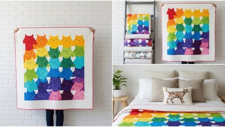 10 Cat Quilt Patterns Ideas That’ll Make You Want to Drop Everything ...